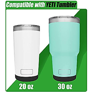 Silicone Boot Sleeve for YETI Tumbler 30 oz, 20 oz - Safer Protection and Less Noise for Yeti Coffee Mug Cup 20oz 30 oz - Dishwasher Safe