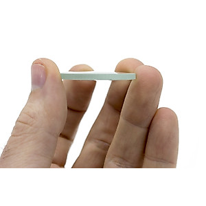 EISCO Double Convex Lens, 250mm Focal Length, 1.5" (38mm) Diameter - Spherical, Optically Worked Glass Lens - Ground Edges, Polished - Great for Physics Classrooms