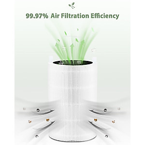 411 Replacement Filter Compatible with Blue Pure 411 Genuine, 411+, 411 Auto and MINI Air Purifier, Part# 100929, 2-Pack