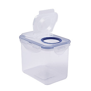 Lock&Lock 33.8-Fluid Ounce Rectangular Food Container with Flip Lid, Tall, 4.1-Cup