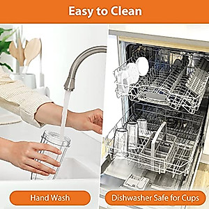 KOIOS PRO 850W Bullet Personal Blender for Shakes and Smoothies, Protein Drinks, 11 Pieces Set Blender for Kitchen Baby Food with Ultra Smooth 6-Edge Blade, Coffee Grinder for Beans, Nuts, Spices, 2x17 Oz + 10 Oz Large & Small To-Go Cups, 2 Spout Drinking