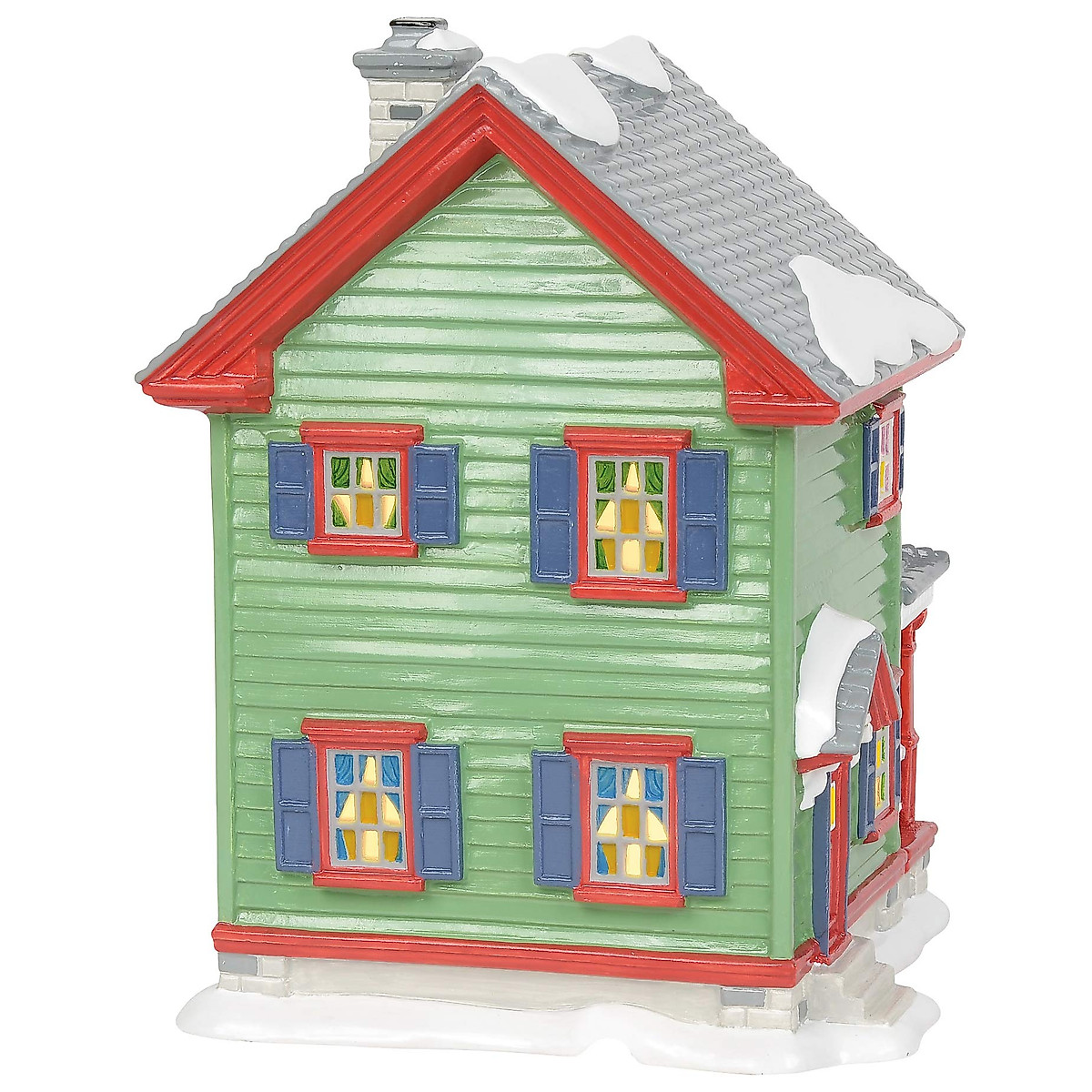 Department 56 Original Snow Village National Lampoon's Christmas Vacation Aunt Bethany's House Lit Building, 8.07 Inch, Multicolor