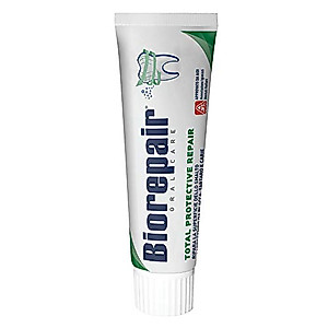 Biorepair: "Total Protective Repair" Toothpaste with microRepair * 2.5 Fluid Ounce (75ml) Tube * [ Italian Import ]
