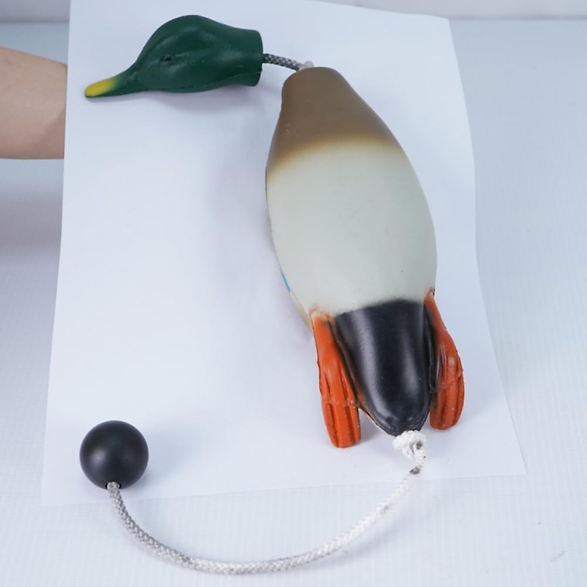 YardGo Duck Dog Toy, Training Dummy Retrieving Dog Toy, Duck Rope Toy, Duck Bumper Retriever, Pheasant Dog Toy, Dog Training Toy for Small, Medium and Large Dogs