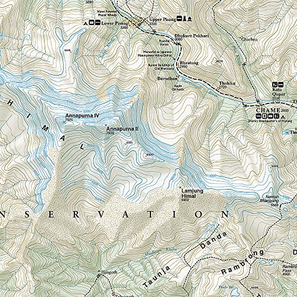Annapurna Map [Nepal] (National Geographic Adventure Map, 3003)