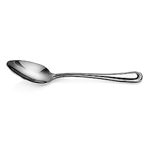 New Star Foodservice 58147 Slimline Pattern, 18/0 Stainless Steel, Teaspoon, 6-Inch, Set of 12
