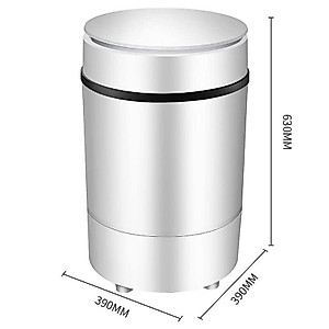 YYbm 7.0kg Shoe Washing and Laundry Small Household Semi-Automatic Mini Single Bucket Washing Machine One Machine Multi-Purpose Suitable for Camping, Travel, Apartment, Dorm, RV