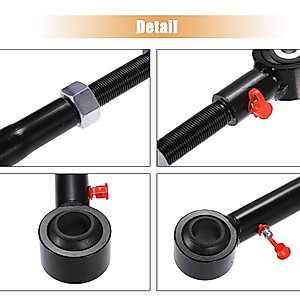 X AUTOHAUX 1 Set 2.5"-6" Adjustable Front Sway Bar Quick Disconnect End Links for Jeep Wrangler TJ 1997-2006 for Cherokee XJ 1984-2001 Replace 2030 Swaybar Quicker Disconnect System