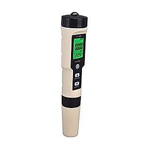 Digital Hydrogen Meter, Hydrogen Test Pen High Sensitivity Backlit LCD Design Digital Hydrogen Meter for Aquariums Gardening Laboratories Laboratories Water Purification Drinking Water 7.2 1.5in