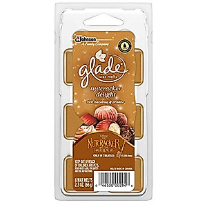 Glade Wax Melts Air Freshener - Holiday Collection 2018 - Nutcracker Delight - Net Wt. 2.3 OZ (66 g) Per Package - Pack of 2 Packages