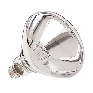 Satco S4885 120V 250 Watt R40 Medium Base Shatterproof Heat Lamp, Clear