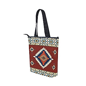 Aztec Tote Western Bags for Women Southwest Native American Purses and Handbags One Size