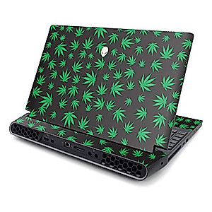 MightySkins Skin for Alienware AREA-51M R2 (2020) - Abstract Black | Protective, Durable, and Unique Vinyl Decal wrap Cover | Easy to Apply, Remove, and Change Styles | Made in The USA