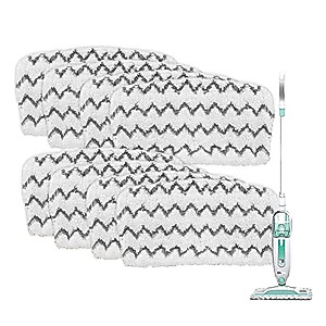 Y-Step 8 Pack Shark Steam Mop Replacement Pads, Compatible with Shark S1000 Series, S1000 S1000A S1000C S1000WM Steam and Scrub All-in-One Scrubbing Mop for Tile and Hardwood Floor Washable