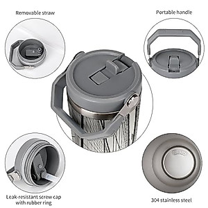 SYJTGDE Large Capacity Car Cup Brooklyn Bridge Fashionable Upgrade Car Cup Advanced And Beautiful Travel Cup