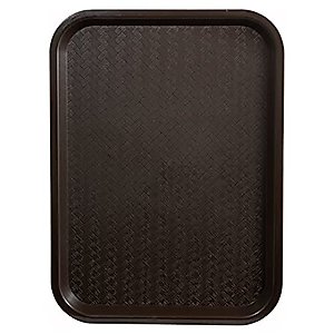 Winco Fast Food Tray, 10-Inch by 14-Inch, Brown