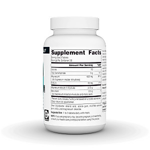 Source Naturals Magnesium Malate, Supports Muscles and Energy*, 3,750 MG per Serving - 90 Tablets