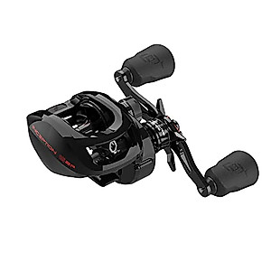 13 FISHING - Inception G2 Baitcast Reel - 5.3:1 Gear Ratio - Power Model - Left Hand Retrieve (Fresh) - ING2P-5.3-LH, Black