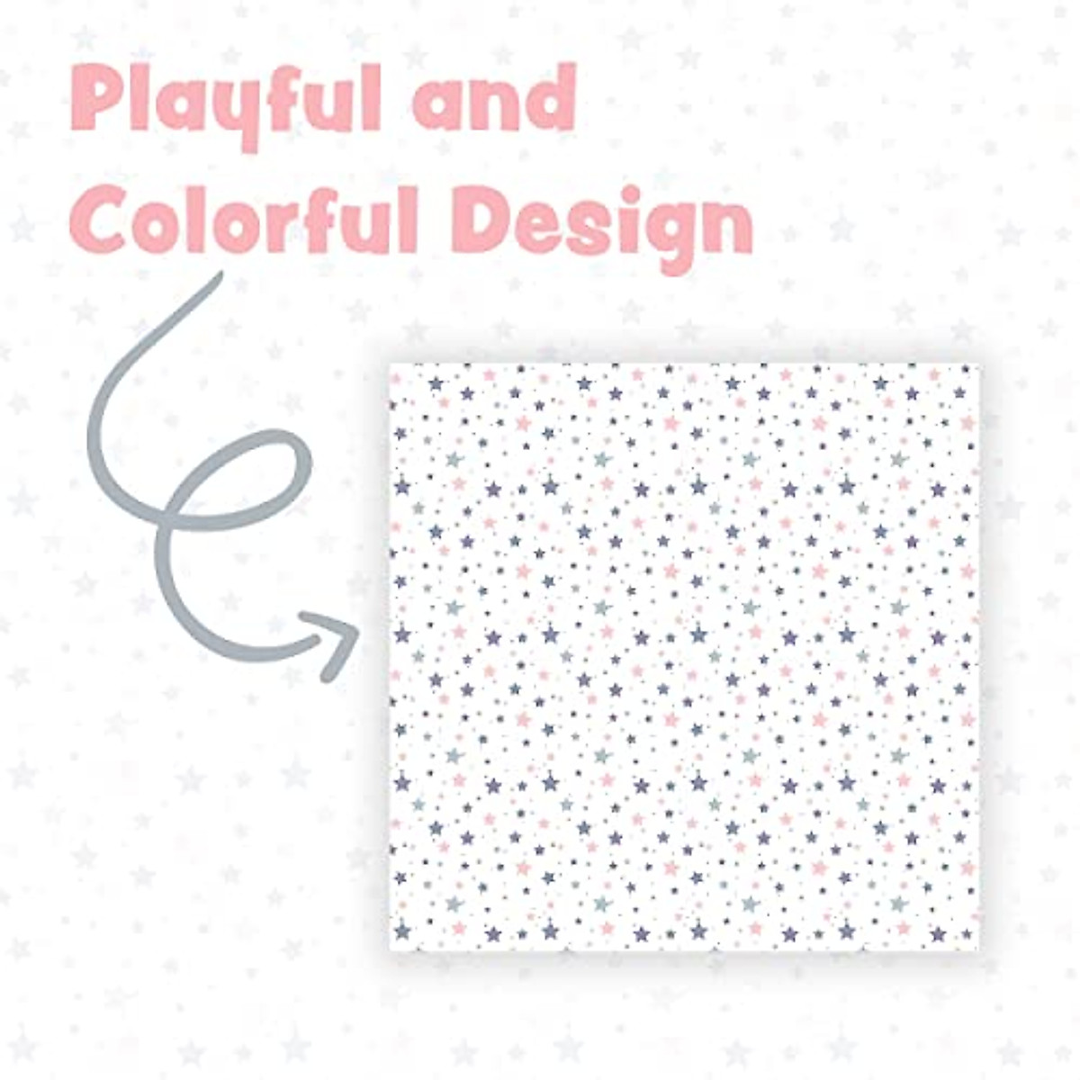 Waterproof Disposable Changing Pads for Baby - Triple Layer Protection Disposable Diaper Changing Pad - Odor Neutralizer Baby Disposable Changing Pad - 50 Star Liners - 17" x 24"