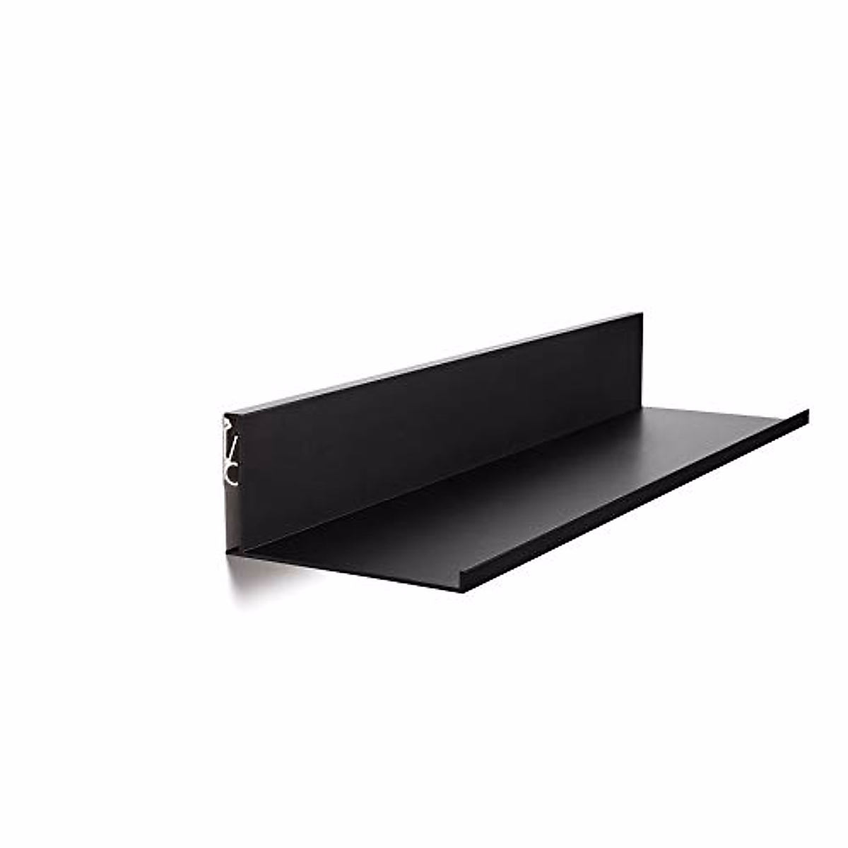 Hangman L18B 18-Inch No-Stud Floating Shelf (Black Powder Coat)