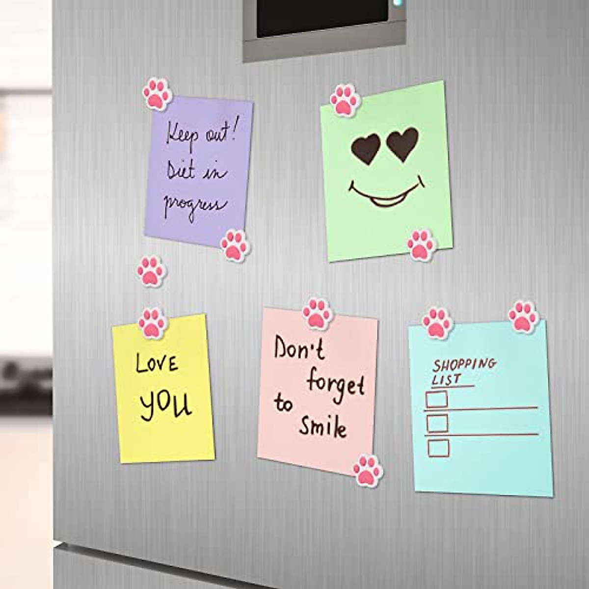 Rae&kae Fridge Magnet- 10 Pcs Cute Soft Rubber Small Magnets- Decorative Refrigerator Magnets - Classroom Locker Magnets for Girls and Boys - Animal Magnets for Refrigerator-Educational Magnetic Toys