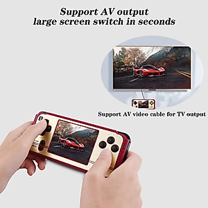 Daxceirry Retro Game K101 Plus Handheld 32 Bit Game Console Mini Video Game Player with 3 inch Screen Support for Official Cartridges Dual Core System (No TF Card Attached)
