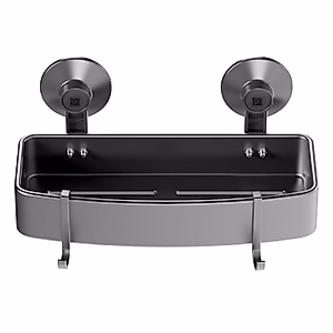 TAILI Shower Caddy Self Adhesive, Shower Shelf Drill-Free Shower Organizer, Rustproof Bathroom Caddy Wall Mount Shower Basket, Strong Weight Shower Storage