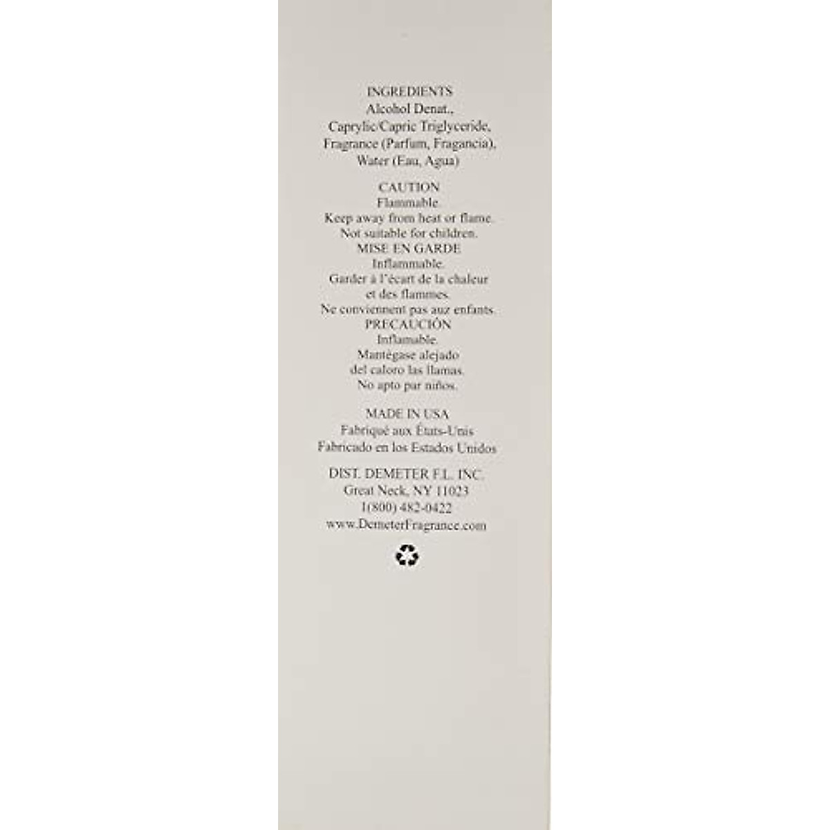 Demeter Rice Paddy Cologne Spray for Unisex, 4 Ounce