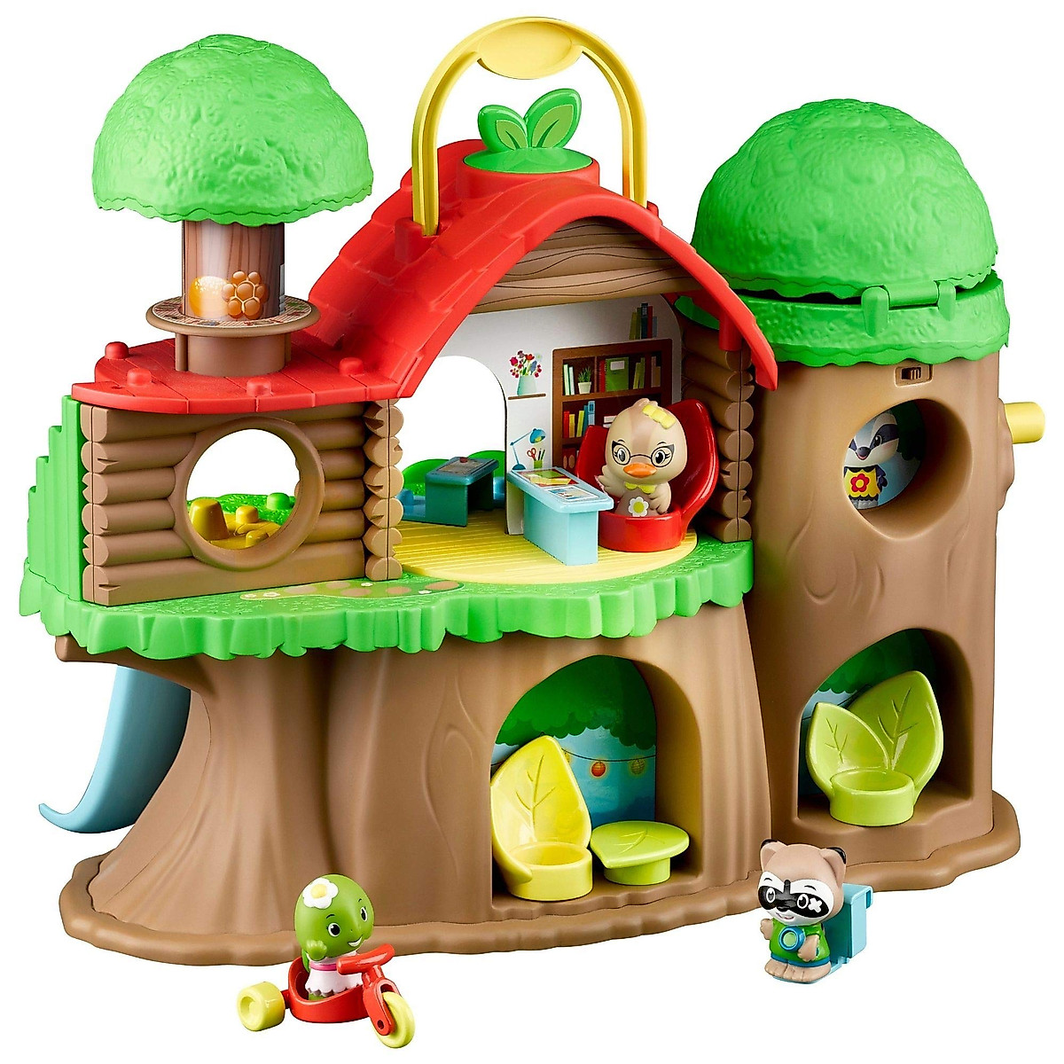 Fat Brain Toys Timber Tots Schoolhouse - Classic Imaginative Play for Ages 2+