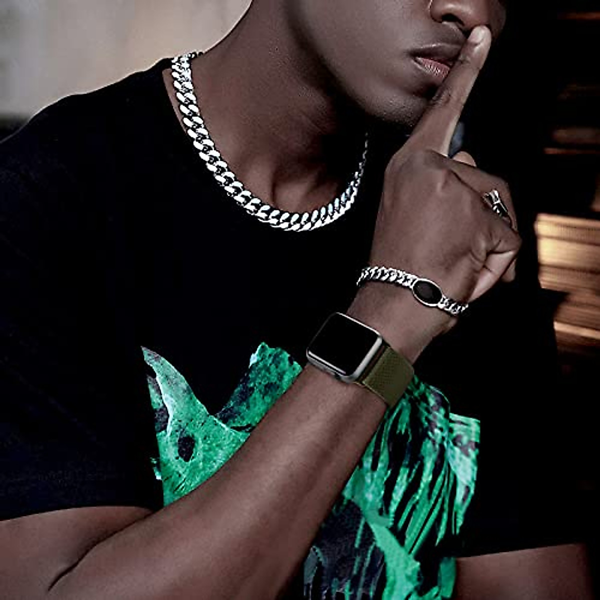 DaQin 3 Pack Stretchy Solo Loop Compatible with Apple Watch Band 44mm 42mm 40mm 38mm 45mm 41mm 49mm, Braided Sport Elastic Nylon Bands for Apple Watch SE/iWatch Ultra Series 8 7 6 5 4 3 2 1 Women Men