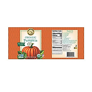 Farmer's Market Foods Canned Organic Pumpkin Puree, 15 Ounce (Pack of 12)
