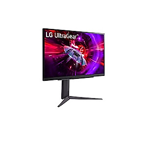 LG 27" UltraGear QHD (2560x1440) Gaming Monitor, 240Hz, 1ms, VESA DisplayHDR 400, G-SYNC and AMD FreeSync Premium, HDMI 2.1, DisplayPort, 4-Pole HP Out DTS HP:X, Tilt/Height/Pivot Stand, Black