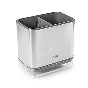 OXO Good Grips SimplyTear Paper Towel Holder - Stainless Steel & Stainless Steel Good Grips Sinkware Caddy, One Size