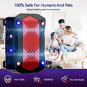 Rodent Repellent for Car Engines buzzkick 3 in 1 Ultrasonic Pest Repeller Mouse Repellent for Outside Rat Deterrent Outdoor Indoor Electronic Mouse Repellent Devices Keeping Rodents Out of Car House