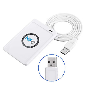 NFC ACR122U RFID Contactless Smart IC Card Reader Writer, ACR122U NFC RFID Contactless Smart Reader & Writer/USB + 5X IC Card ACR122U RFID Smart Card NFC
