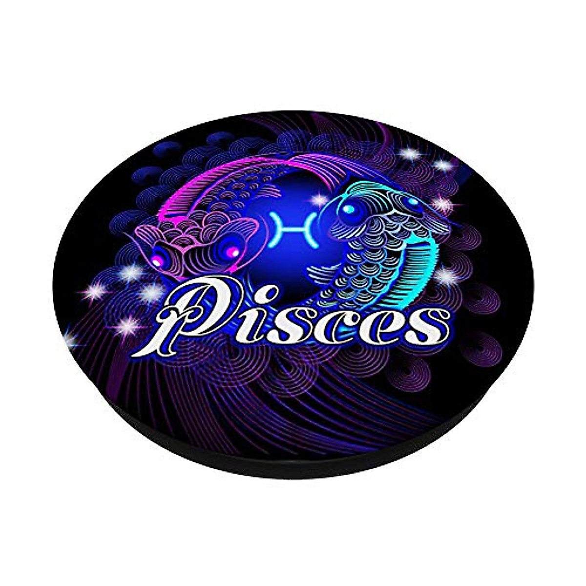 Pisces Awesome Zodiac Gift PopSockets PopGrip: Swappable Grip for Phones & Tablets
