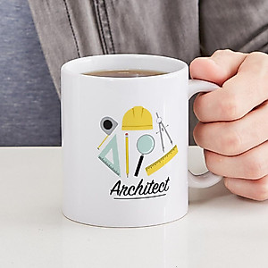 CafePress Architect Mugs Ceramic Coffee Mug, Tea Cup 11 oz