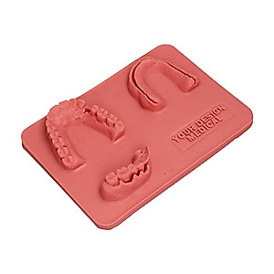 Dental Suture Pad - Practice Dental Suturing and Implants on Soft Gum/Teeth
