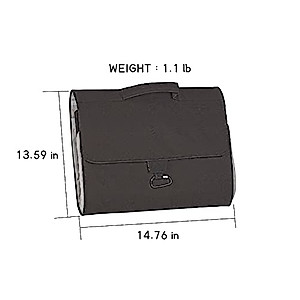 SenYang Multi Purpose Vacuum Cleaner Accessories Storage Bag,Hang Storage Bag for Vacuum Cleaner Tool Storage, Travel Carrying Protective Case for Airwrap Styler or Tool Accessories (Black)