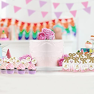 80 Little Princess Thank You Stickers, Gold Crown Birthday Party Stickers, Perfect for Girls Baby Shower Birthday Party Favors (2 Inch)