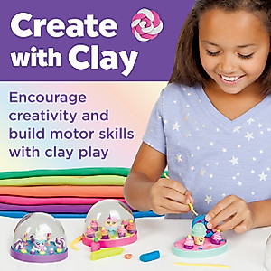 Creativity for Kids Make Your Own Water Globes: Sweet Treats - Girls Arts and Crafts for Ages 6-8+, Create 3 DIY Snow Globe Kids Toys, Gifts for Girls