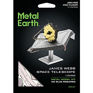 Metal Earth James Webb Space Telescope 3D Metal Model Kit Fascinations