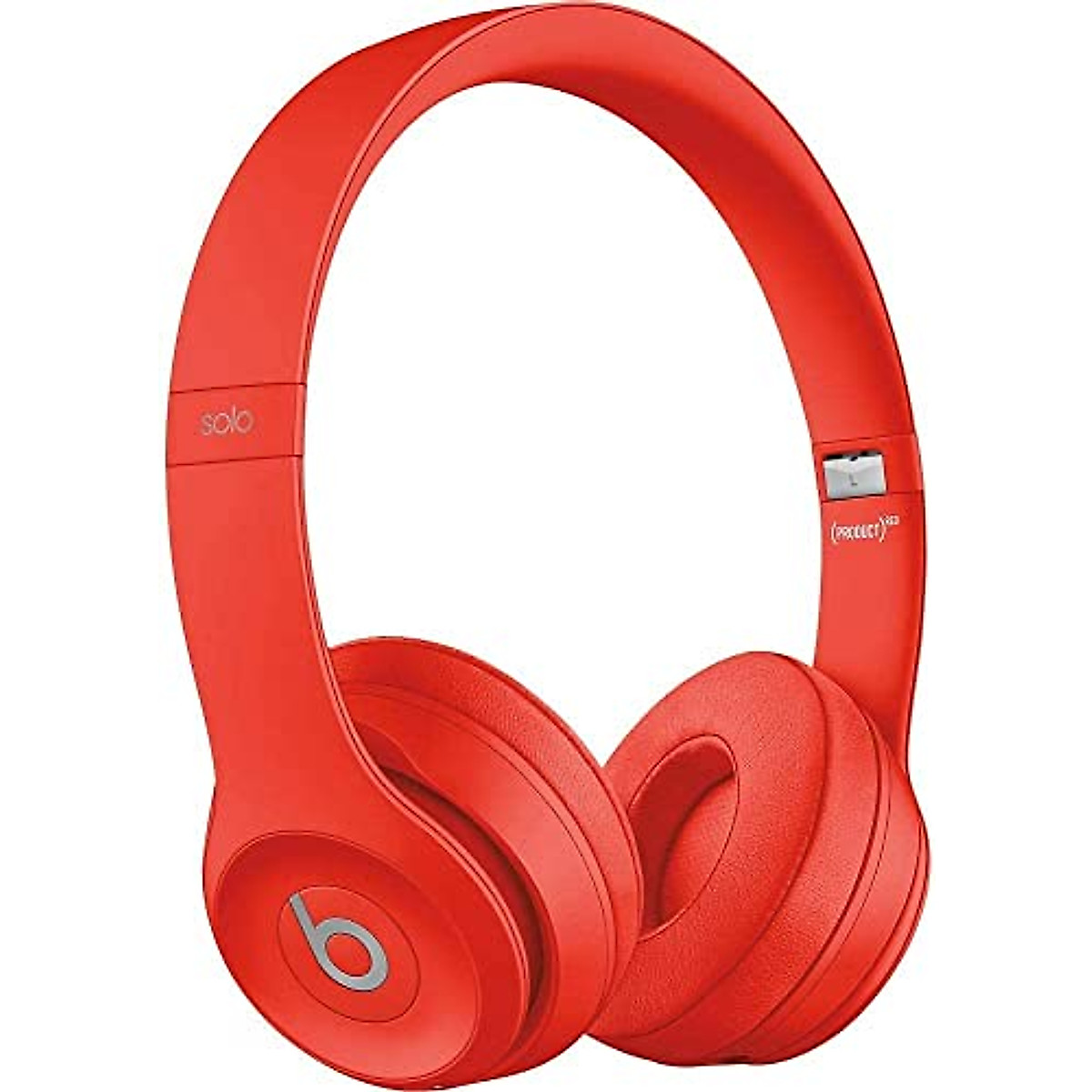 Beats Solo3 Wireless On-Ear Headphones - Citrus Red (Renewed)