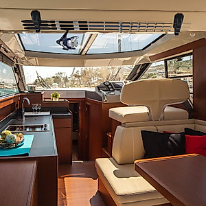 Sratte 4 Pieces Fishing Rod Holder Wall Mount Fishing Pole Holders for Boats 3 Rod Black Horizontal Garage Wall Pole Rack Summer Boat Accessories for Men Gifts, 7.8 Inch