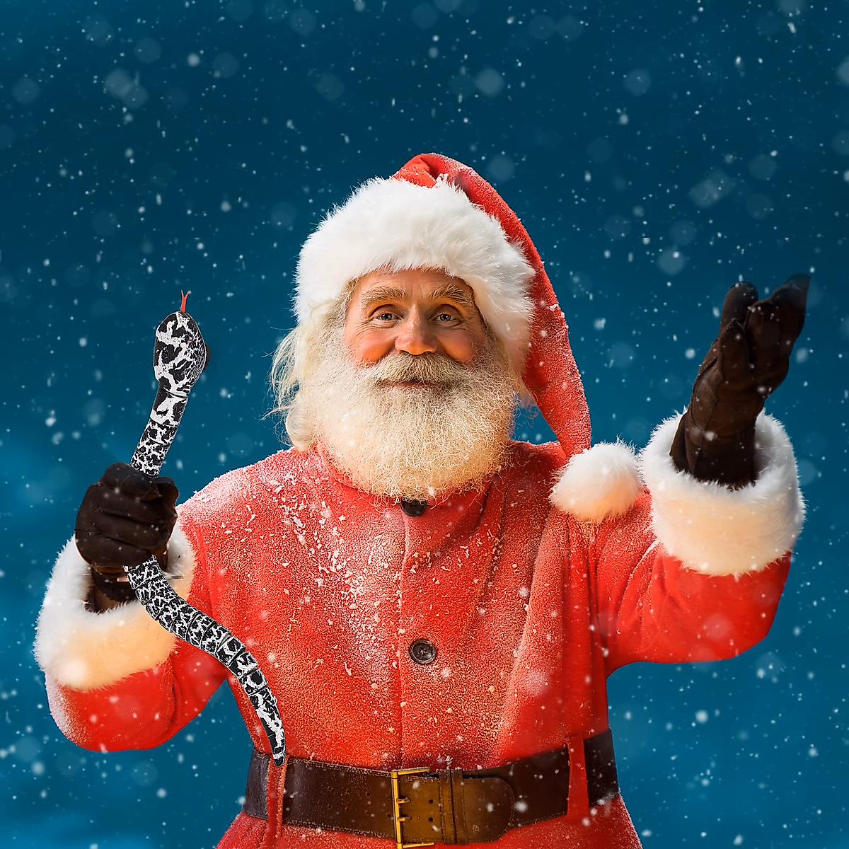 FauKait Remote Control Snake Toy RC&Robot Electric Snake Toy Fast Moving of Fake Rattlesnake Christmas Halloween Toys Party Favor Gifts Joke Prank for Kids Boys(Black)