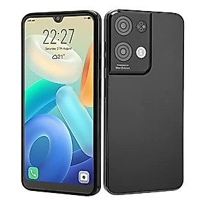Reno 8 Pro Unlocked Smartphone, Android 12.0 Face Unlocked Mobile Phone, 6.0in FHD Screen Dual SIM 2GB 16GB Cell Phone, 4500mAh Large Battery, Dual Camera, Bluetooth(US)
