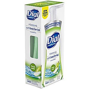 Dial Complete Antibacterial Foaming Hand Wash, Fresh Pear, 7.5 fl oz (Pack of 8)