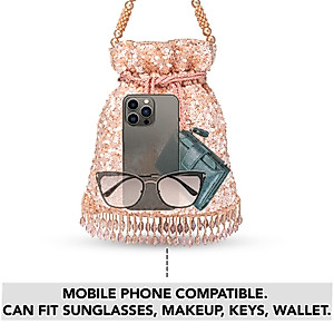 Aheli Indian Potli Bags for Women Evening Bag Clutch Ethnic Bride Purse with Drawstring (P15PCH)