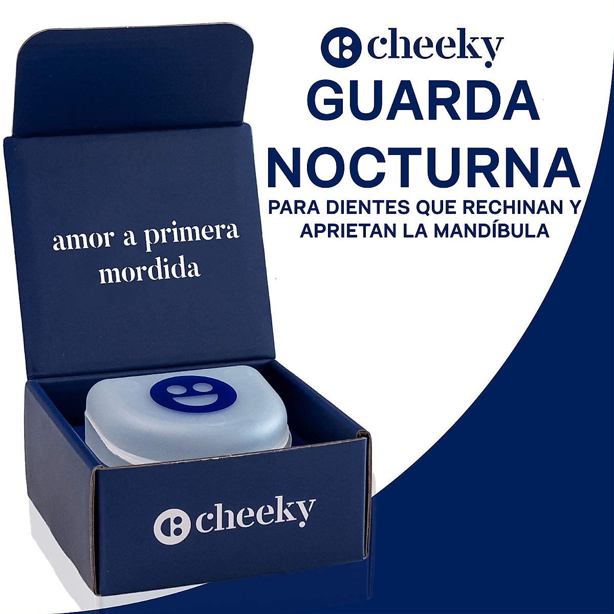 Retenedores de Dientes Cheeky | Los Mejores Protectores para Dientes Ortodoncia | Protector Bucal Contra el Bruxismo | Protectores para Los dientes para bocxear, Dolores de cabeza/Cuello, TMJ