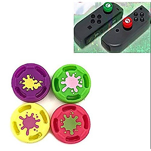 4Pcs Silicone Joystick Thumb Stick Grip Cover Case Cap for Nintendo Switch NS NX Joy-Con